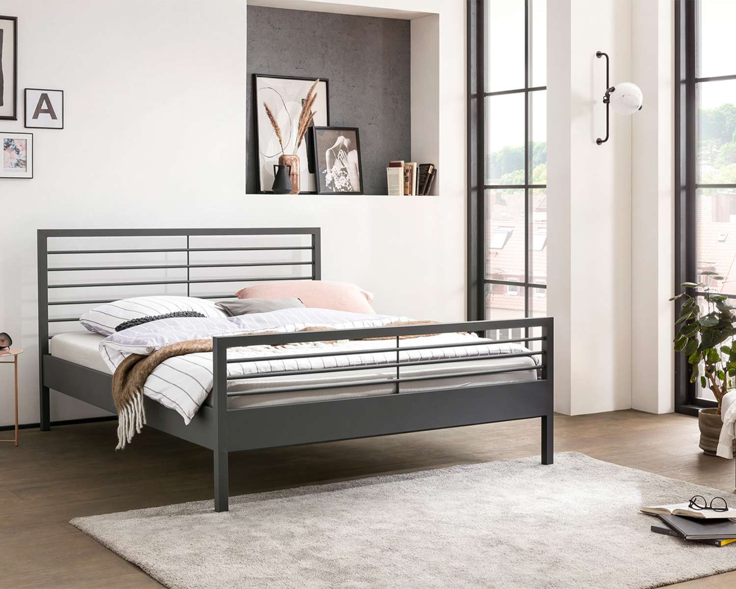 Metalen romantisch bed | Bedroomshop