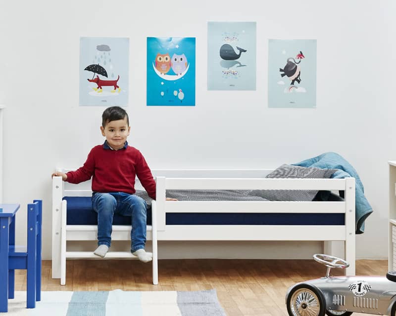 Peuterbed kopen? » met uitvalbeveiliging in 9 vrolijke kleuren I ...